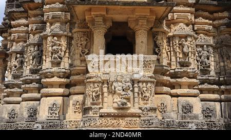 Scculpture of Hindu God and Goddess on the Navlakha Temple, Ancient ...