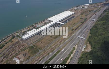Aerial shot of MTR Siu Ho Wan Depot on Lantau. 26NOV20 SCMP / Sam Tsang ...