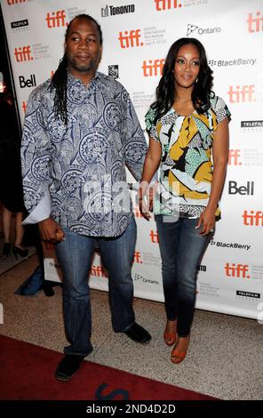 Lennox Lewis and wife Violet Chang Puma party held at Puma Yard in ...