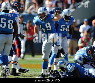 Detroit Lions linebacker Zack Follett is seen during mini-camp drills ...