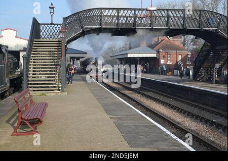 Fenchurch a Terrier locomotive pulling a passenger train on The ...