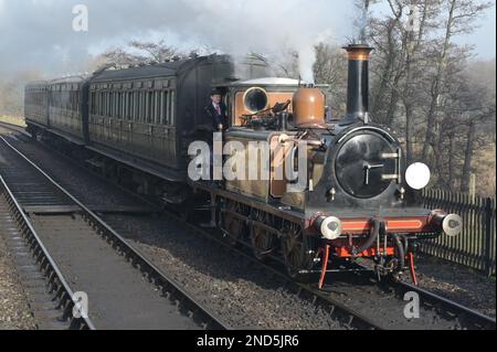Fenchurch a Terrier locomotive pulling a passenger train on The ...