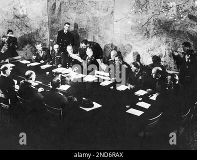 Representatives of German and Allied nations were present at the ...