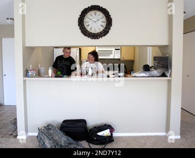 From left: Warren William and wife, Helen Barbara Nelson, during daily ...