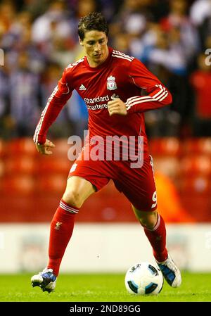 FERNANDO TORRES LIVERPOOL FC LIVERPOOL FC ANFIELD LIVERPOOL ENGLAND 16 ...