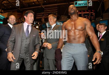 Sylvester Stallone shows off his new Chevy Camaro to Mark Wahlberg and ...