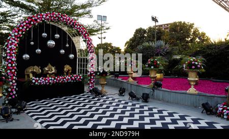 Colorful beautiful flowers indian marriage wedding decorations designs ...