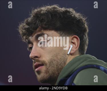 Matt Crooks of Middlesbrough arrives ahead of the Carabao Cup Semi ...