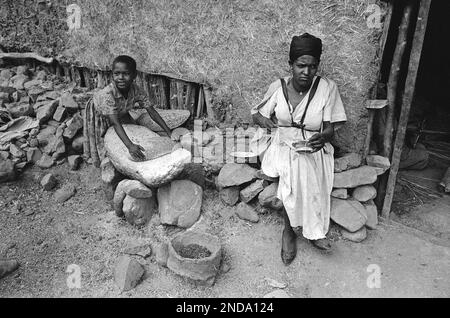 The Falasha village in Ethiopia Stock Photo - Alamy