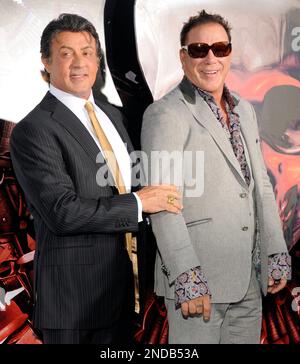 Sylvester Stallone and Mickey Rourke Los Angeles Premiere of 'The ...
