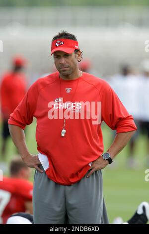 Kansas City Chiefs coach Todd Haley during the first half of an NFL ...
