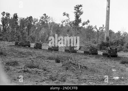 US army operating in Vietnam circa 1968 against the Vietcong during the ...