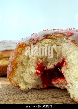 Paczki with raspberry filling - Pączki are filled doughnuts found in ...