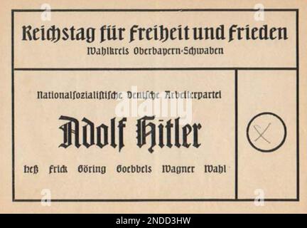 Adolf Hitler, 1936 Stock Photo - Alamy