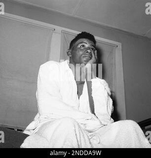 Swedish heavyweight boxing champion Ingemar Johansson pictured as a 15 ...