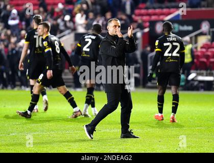 Wigan Athletic Manager Shaun Maloney before the Sky Bet League One ...