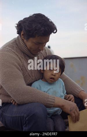 Richard Oakes, one of the Indian leaders in Alcatraz Nov. 17, 1970. (AP ...