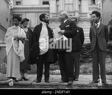 Princess Tsahia, Princess Tsehai Haile Selassie, left, with her father ...