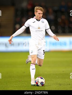 Swansea City's Oli Cooper during the Sky Bet Championship match at the ...