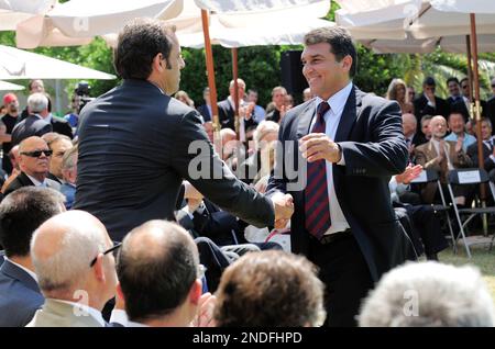 FC Barcelona former president Sandro Rosell´s wife Marta Pineda leaves ...