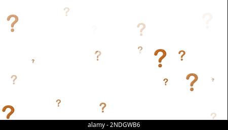 Image of green question marks icons on white background Stock Photo - Alamy