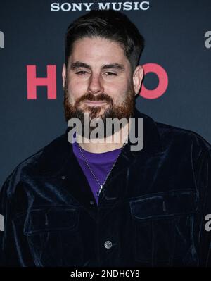 Piers Aggett of Rudimental seen attending the Sony Music BRITs 2023 ...