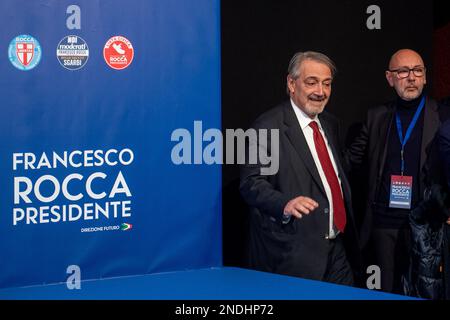 Rome, Rome, Italy. 13th Feb, 2023. Francesco Rocca of the centre-right ...