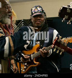 George Clinton and Garry Shider, from Parliament-Funkadelic Stock Photo ...