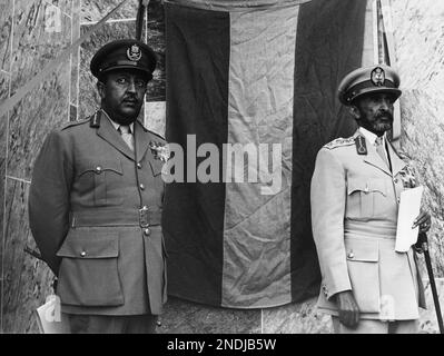 Crown Prince Asfa Wossen, son of Emperor Haile Selassie of Ethiopia, in ...