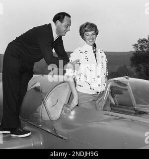 Donald Campbell and his wife Tonia Bern on the Bluebird, in Coniston ...