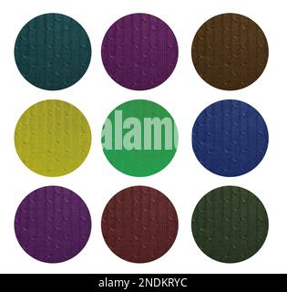 Samples of different wool, collage. Color palette Stock Photo - Alamy