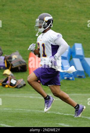 Minnesota Vikings cornerback Asher Allen during NFL football training ...