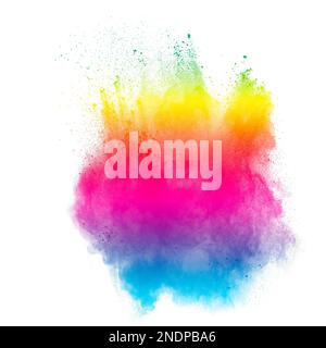 A colorful splash is a vibrant burst of pigments or paints that creates ...