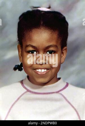 Michelle LaVaughn Robinson, wife of american politician Barack Obama ...