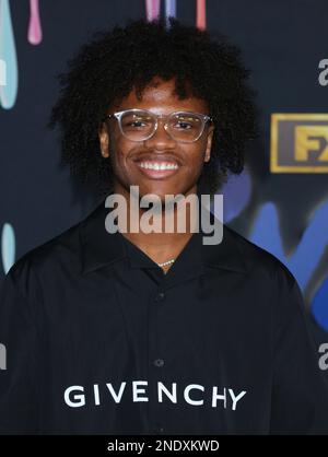 LOS ANGELES - FEB 15: Kamron Alexander at the Snowfall Series Six ...