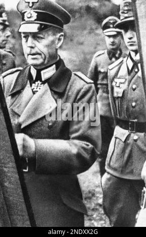 Inspection of the 'Atlantic Wall', 1944 Stock Photo - Alamy