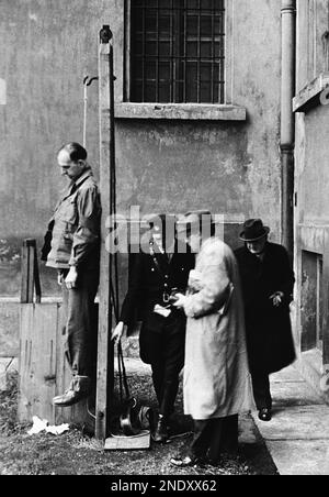 Prague, Pankrac Peoples Court 1946. Trial with members of Sudeten ...
