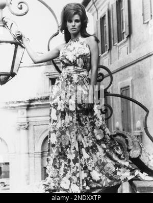 Raquel Welch, on-set of the Film, "Fathom", 20th Century Fox, 1967 ...