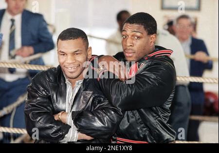 Mike Tyson in London to see Frank Bruno against James "Quick" Tillis ...