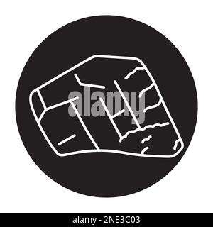 Aquamarine color line icon. Precious stones. Pictogram for web page ...