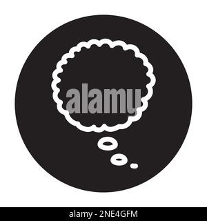 Speech bubble amorphous form color line icon. Communication cloud ...