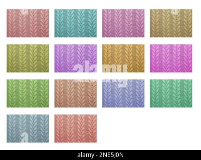 Samples of different wool, collage. Color palette Stock Photo - Alamy