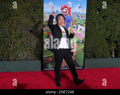 Nintendo Creative Fellow, Shigeru Miyamoto at the Universal Studios ...