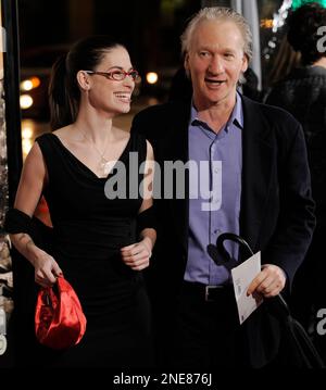 Bill Maher and girlfriend Cara Santa Maria arrive at the White House ...