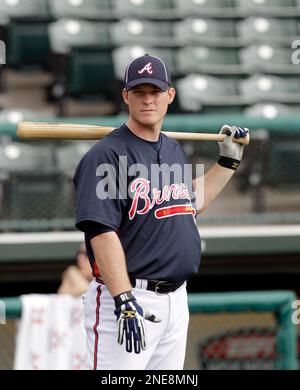 Atlanta Braves catcher Clint Sammons (5) during a spring training ...