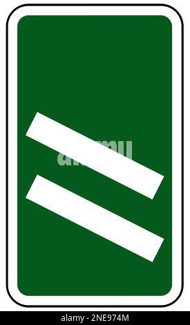 200 yards countdown exit marker British road sign Stock Photo - Alamy