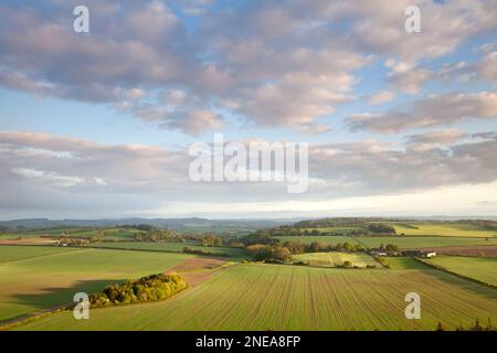 A view of the Nadder Valley near Swallowcliffe in Wiltshire Stock Photo ...