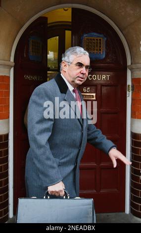 Coroner Dr Paul Knapman arrives at Westminster Coroner's Court where he ...
