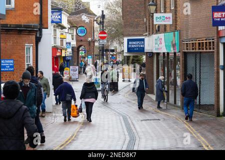 Ashford Town Centre Kent UK Stock Photo - Alamy