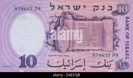 Vintage (1958) Currency of Israel: Ten Lirot Scientist Bank of Israel ...